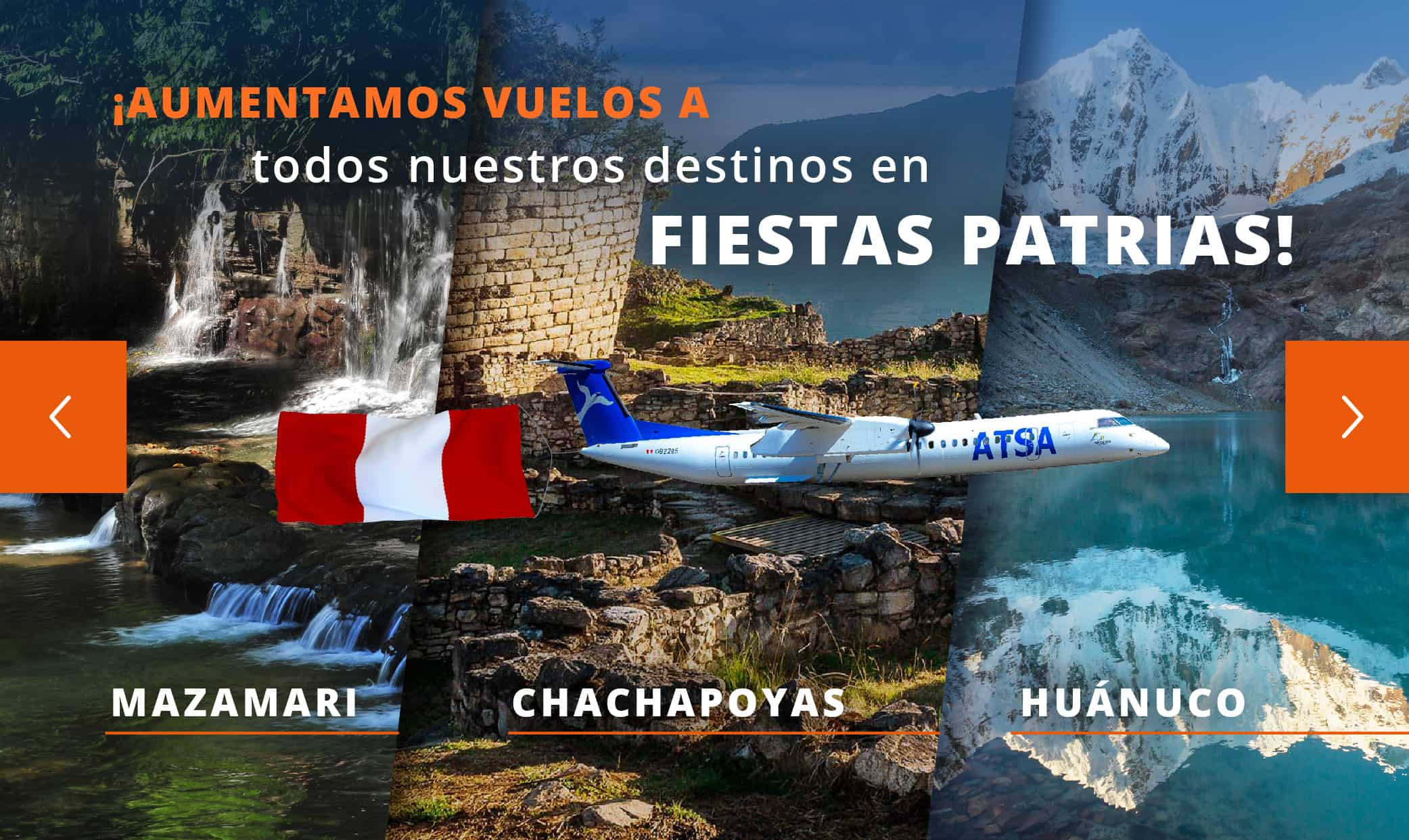 Atsa Airlines | Pasajes aéreos y promociones en vuelos nacionales